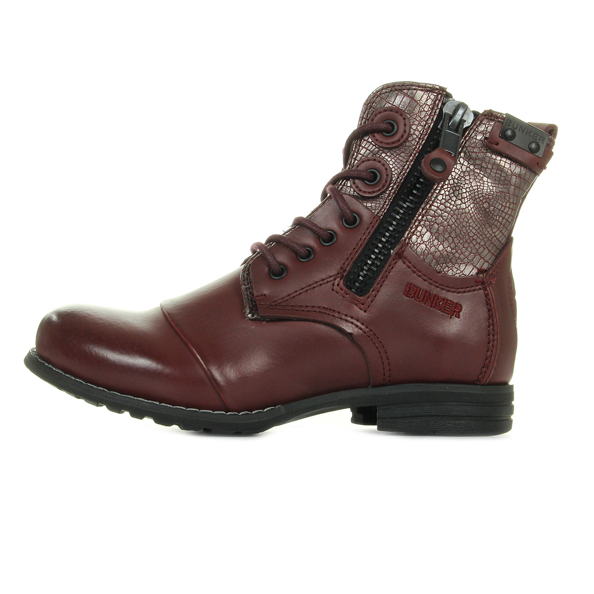 Bunker ZIPLU37BURDEOS ZIPLU37BURDEOS, Bottines femme