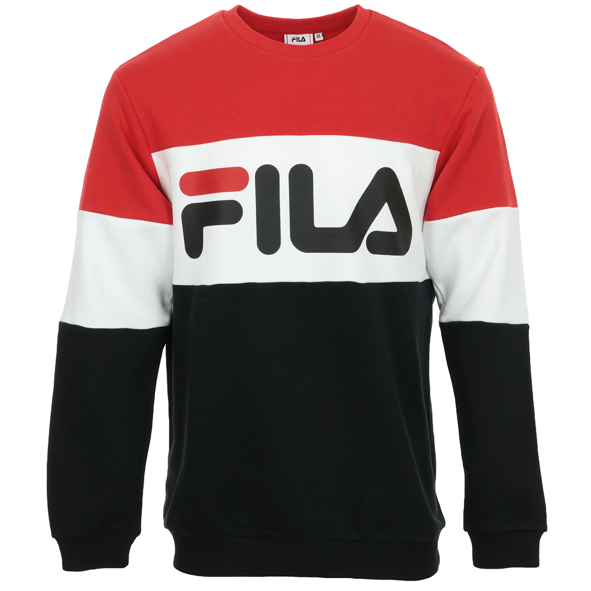 Fila Straight Blocked Crew Sweat 681255A089, Sweats homme