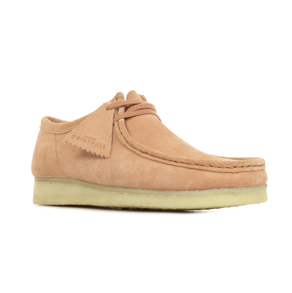 Clarks Wallabee WALLABEESANDSTONESUEDE, Bateau homme