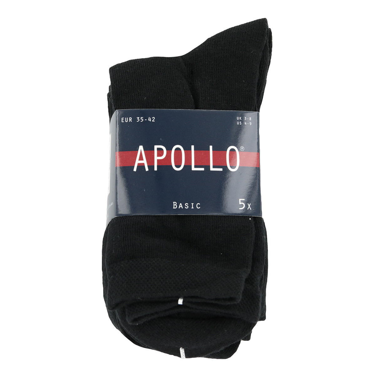 Apollo Pack x5 Socks 131546000, Chaussettes