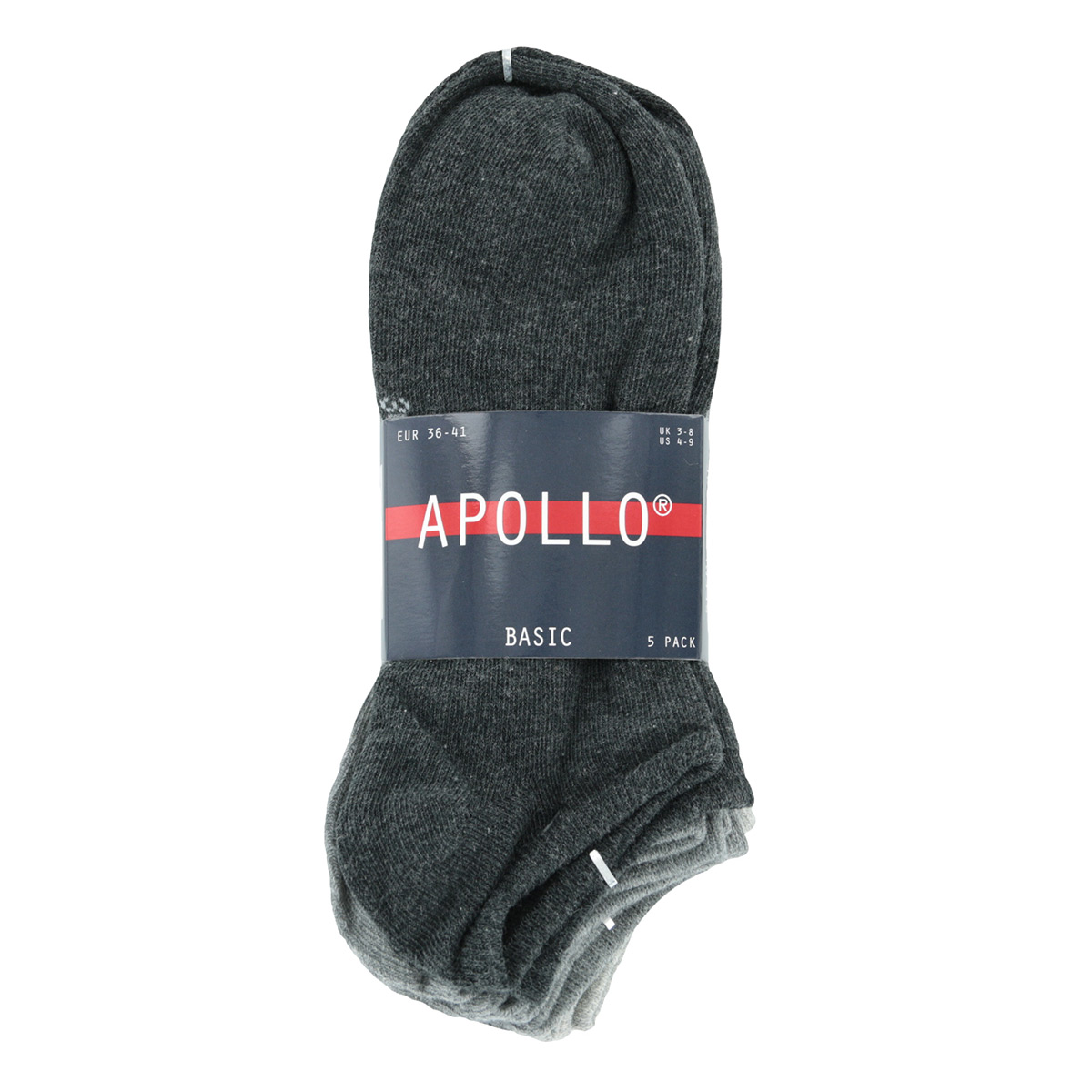 Apollo Pack x5 Socks 0121490000, Chaussettes