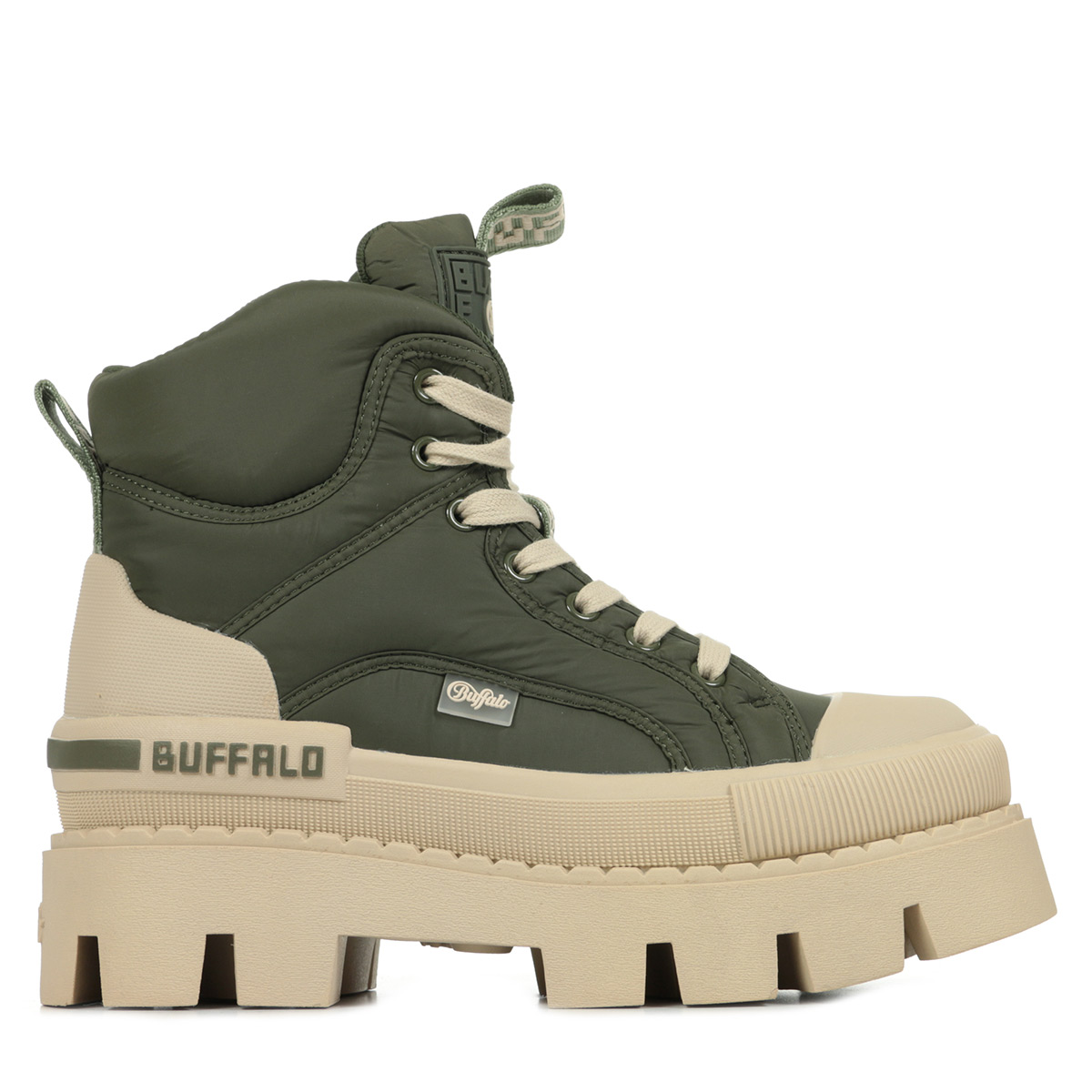 Buffalo Raven Lace Up Mid BN16307981, Baskets mode femme